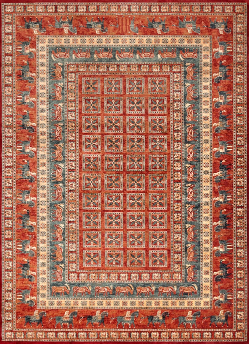 Купить бельгийский ковер из шерсти KASHQAI 43601-300 с доставкой по ...